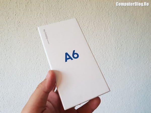 Samsung Galaxy A6 (2018) unboxing și primele impresii - ComputerBlog.Ro