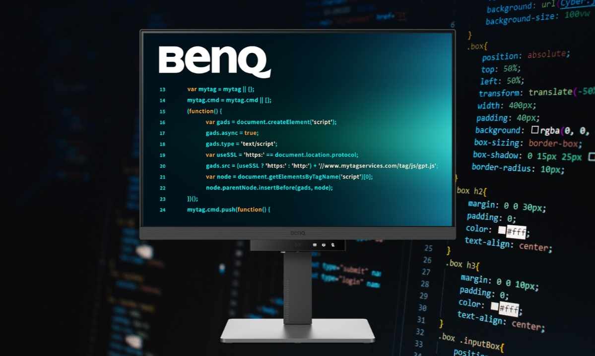 Monitor pentru programatori de la BenQ: primul din lume - ComputerBlog.Ro